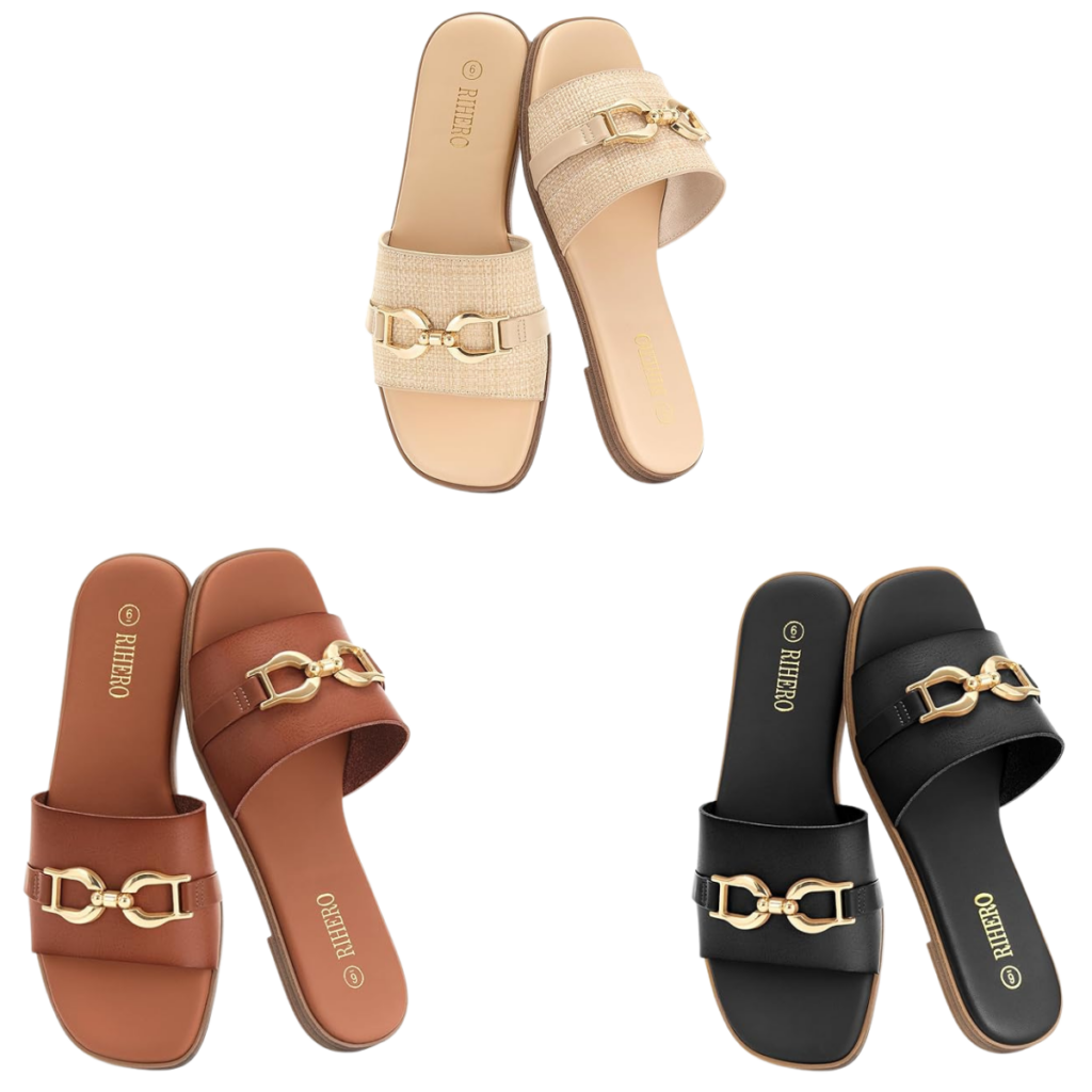 Square Toe Slide Sandals $16+ | Smart Savers