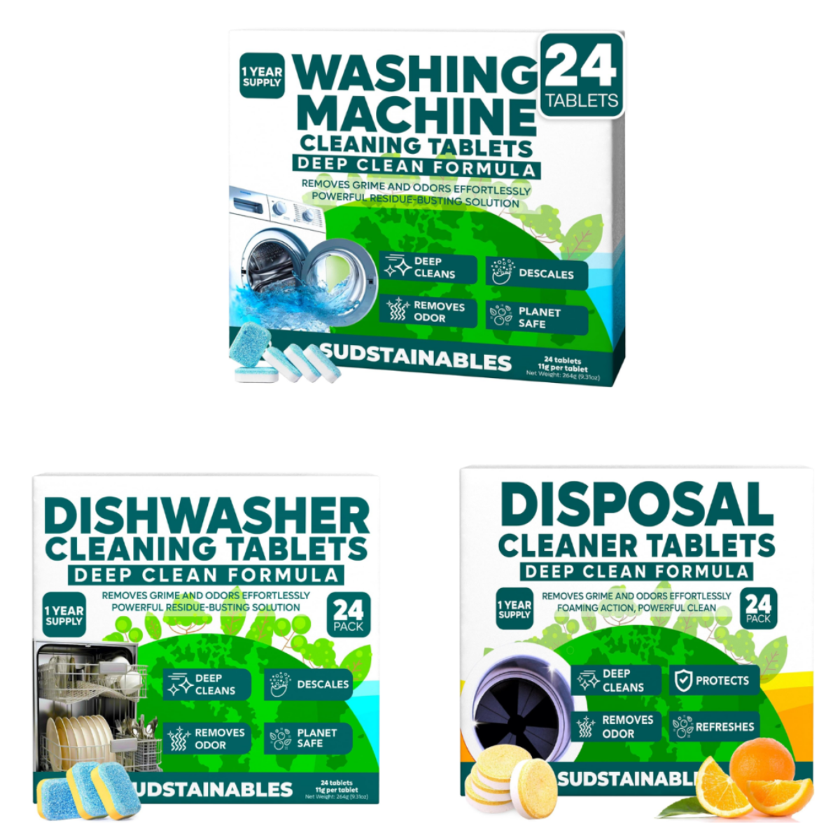 24-pack (annual supply) of Appliance cleaners for just $7+ | Smart Savers