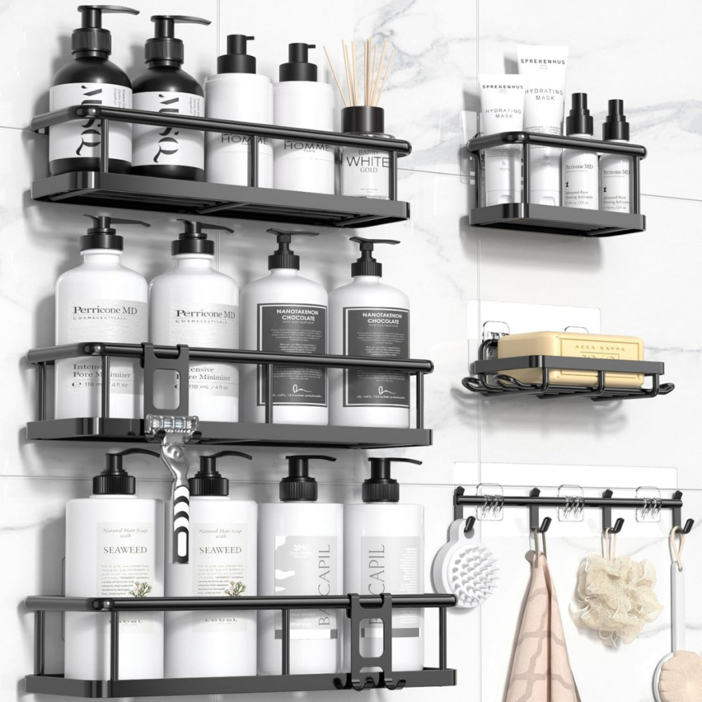 Washable, Non-Slip Area Rugs $14-59+ |6 pc. Shower Caddy Set $8 ...