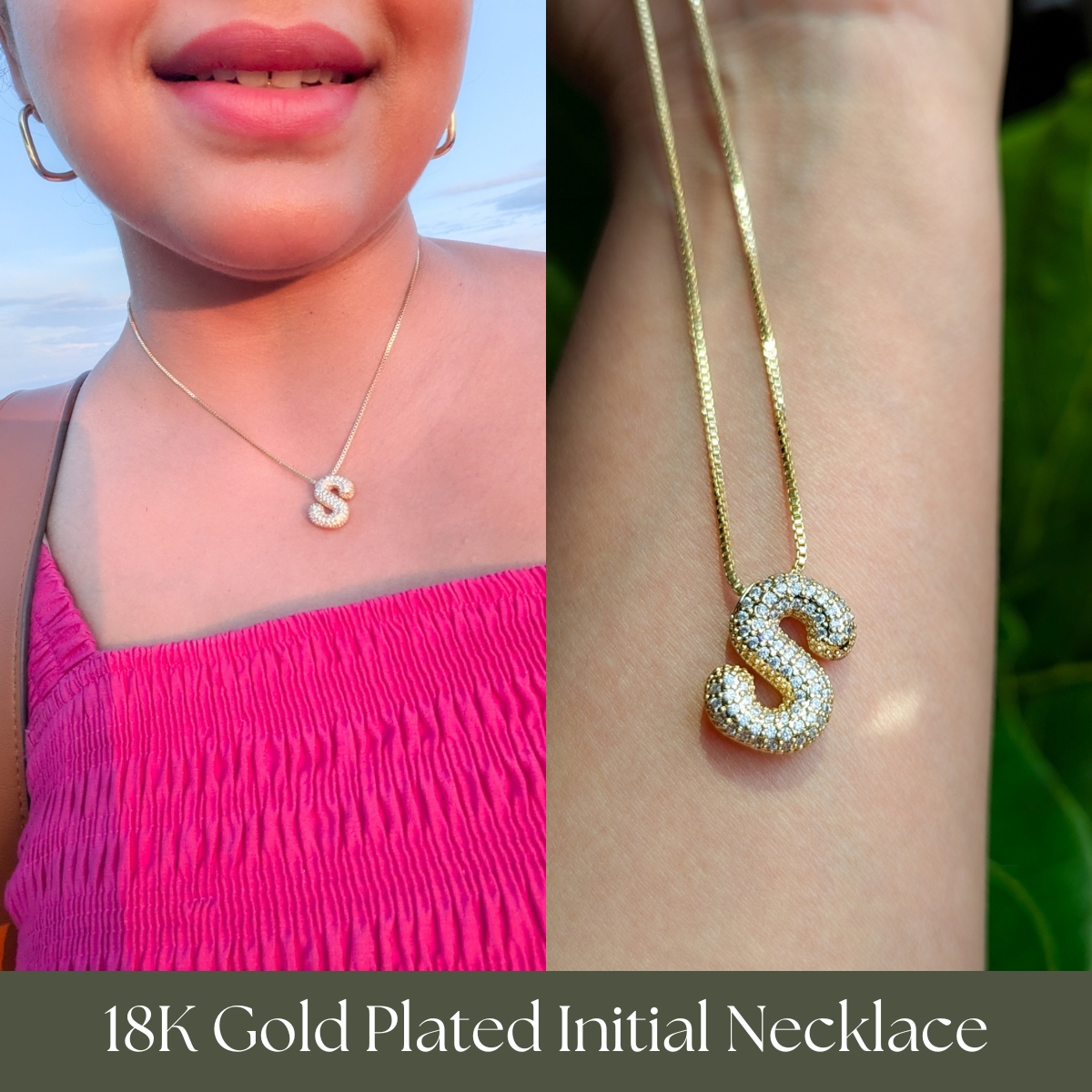 Knit Ballet Flats $20 - $21+ | 18K Gold Plated Initial Necklace $5 ...