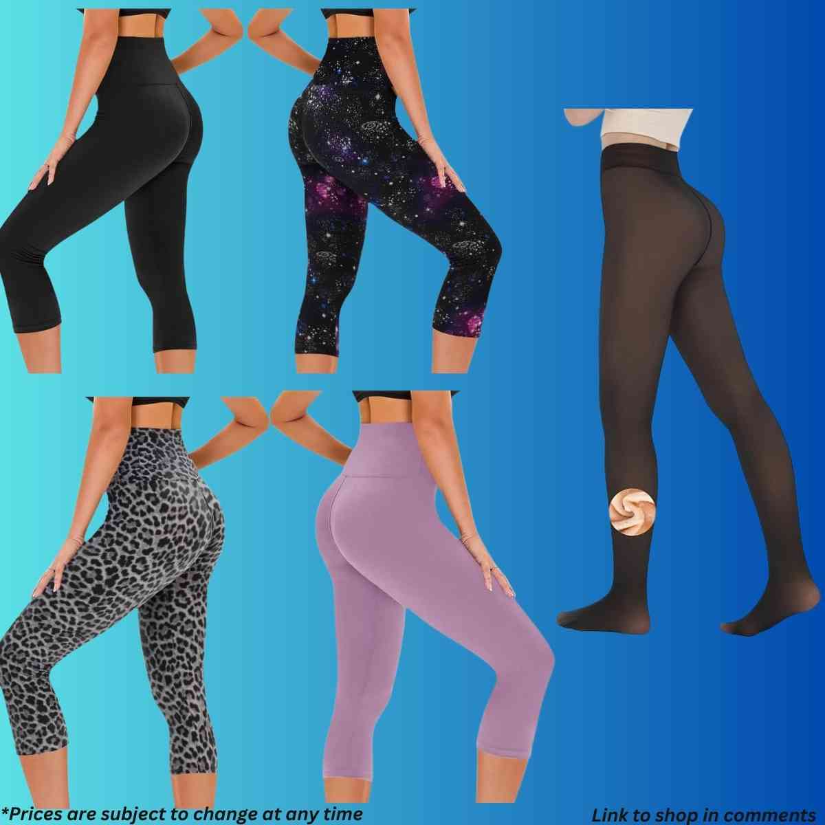Capri Leggings for $5+|Fleece Lined Tights for $5+ | Smart Savers