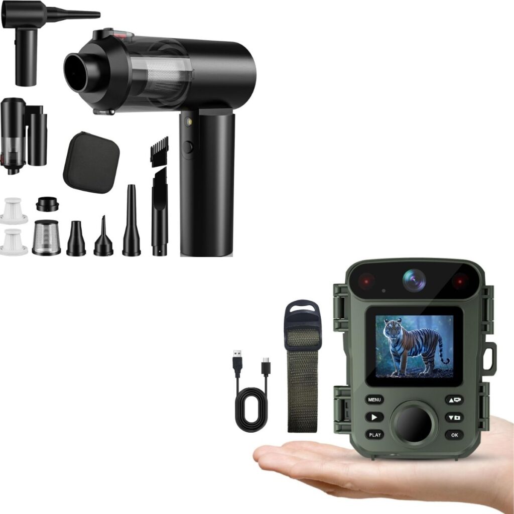 90° Foldable Car Vacuum $13+ | Night Vision Trail Camera $15+ | Smart ...