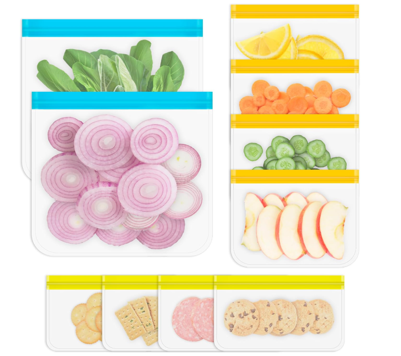 10 reusable freezer bags, $5+ | 4 heat-resistant trivets, $5+ | 4 ...