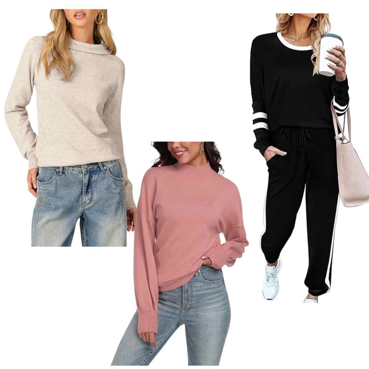 Women's 2-Piece Lounge Sets from $11+ | Women's Sweaters from $6 ...