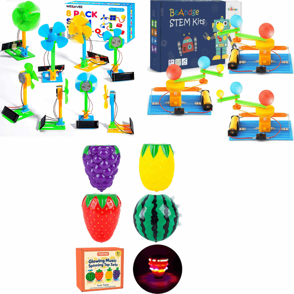 Bulk STEM Kits $7+ | Fruit Spinning Tops w/ Light & Music $9+ | Smart ...