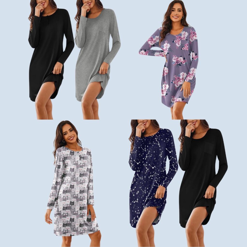 Women’s Night Shirts $8+ | Long Sleeve 2Pks $14+ | Smart Savers