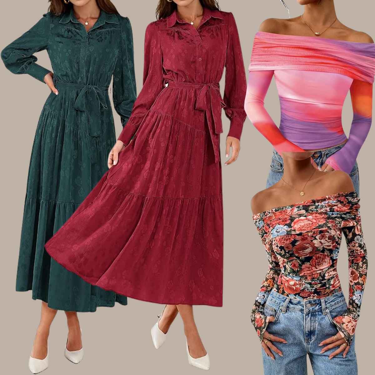 Women's Maxi Dress $20+ | Off Shoulder Top $11+ | Smart Savers