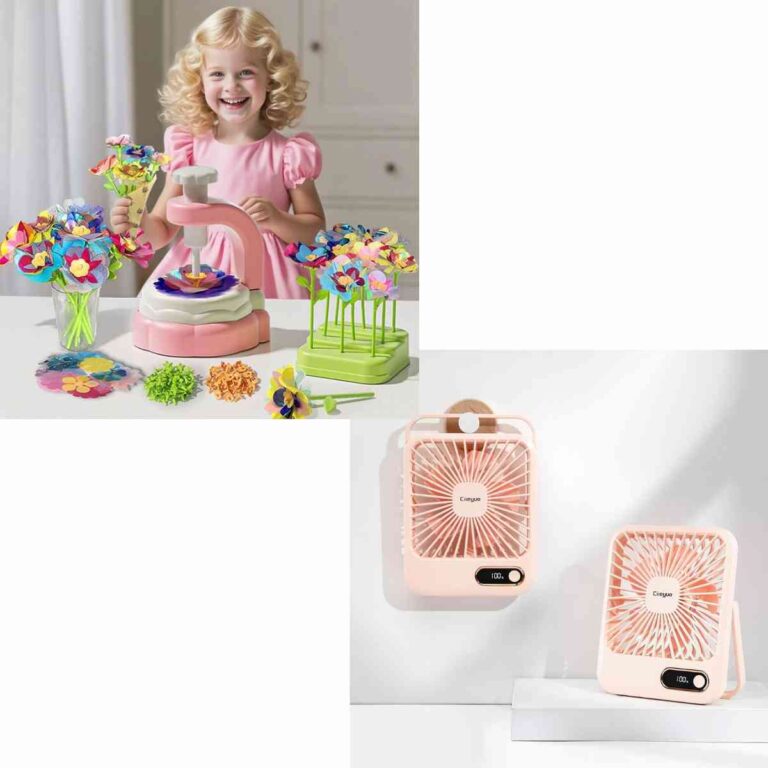 Flower Craft Kit For $9+|Compact Travel Fan For $5+ | Smart Savers