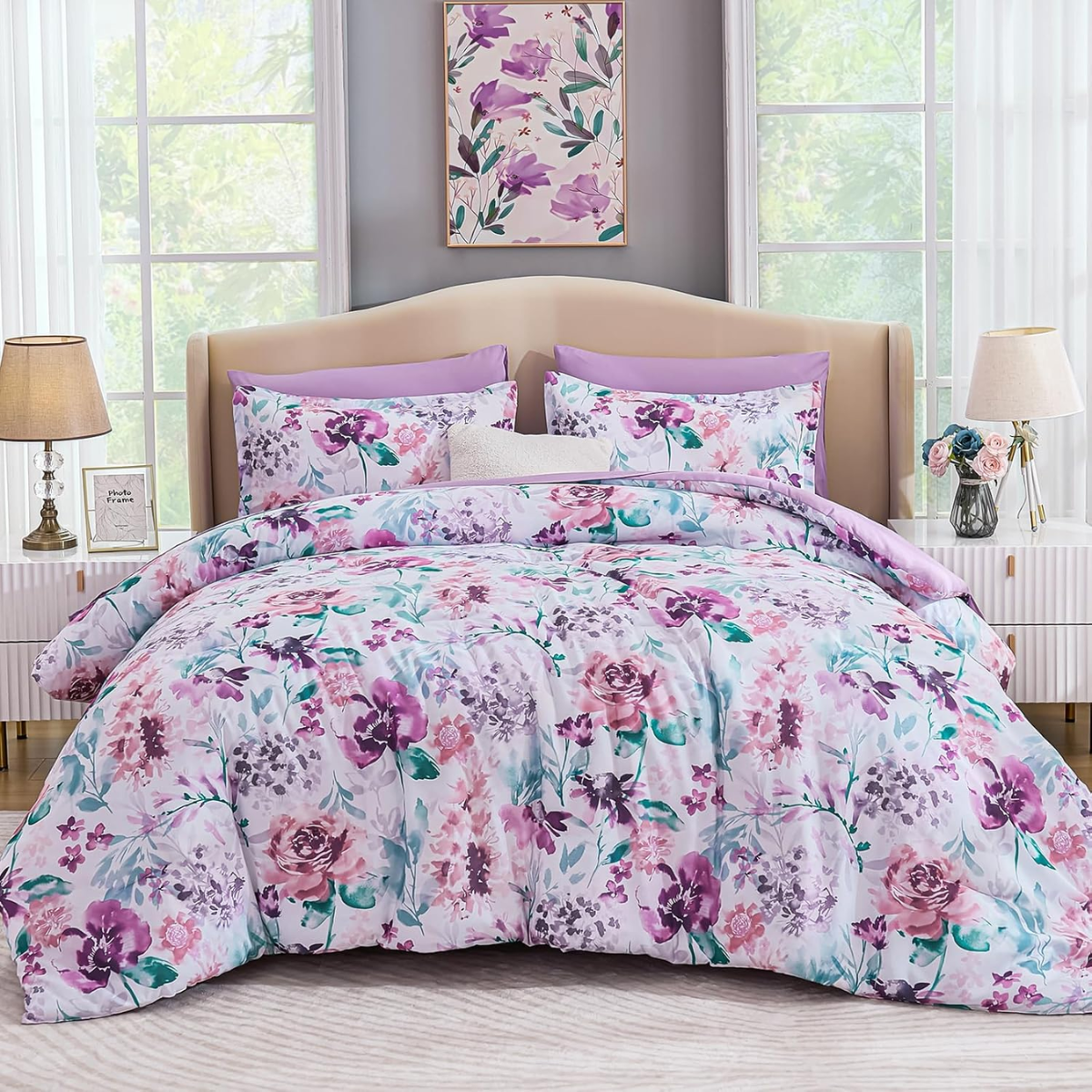 7-pc king size comforter set, $23+ | Smart Savers