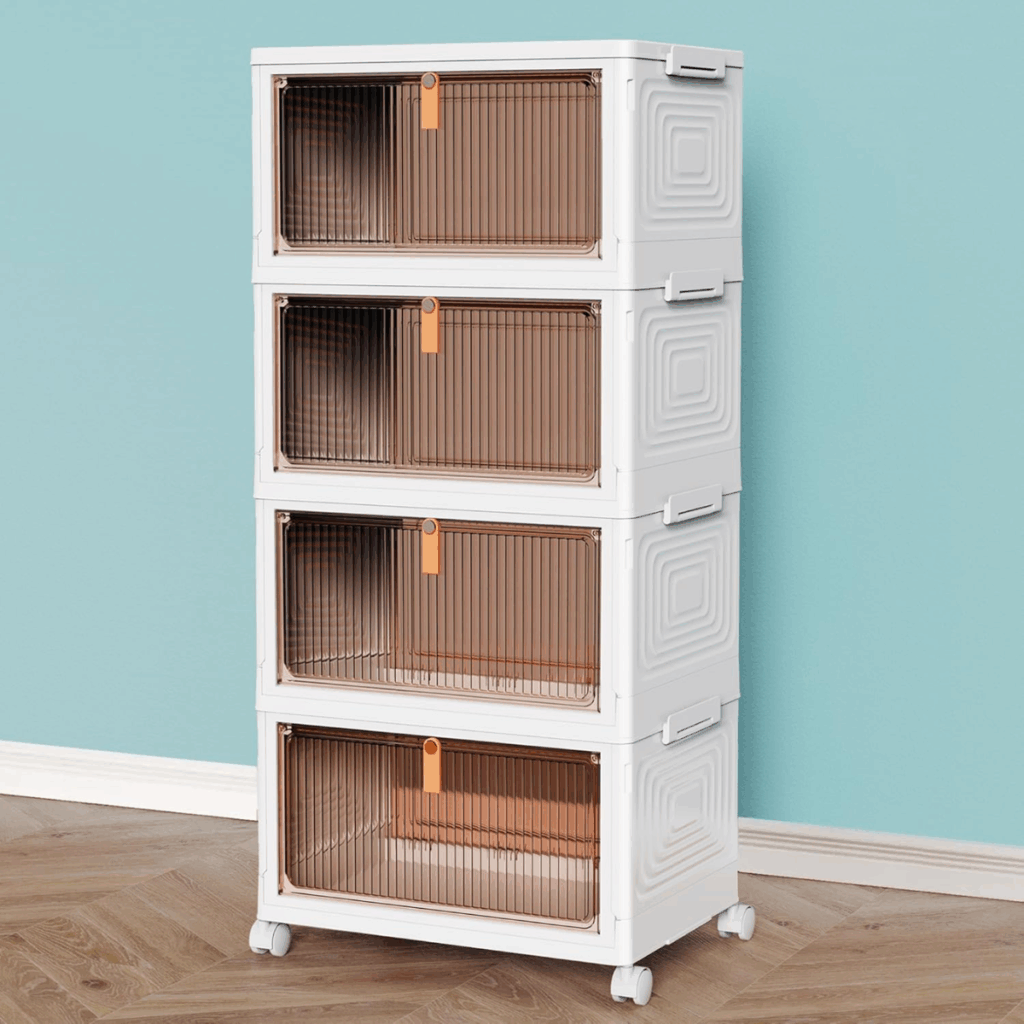 4 Tier Storage bins w/ wheels $26+ | Electric Spin Scrubber $15 ...