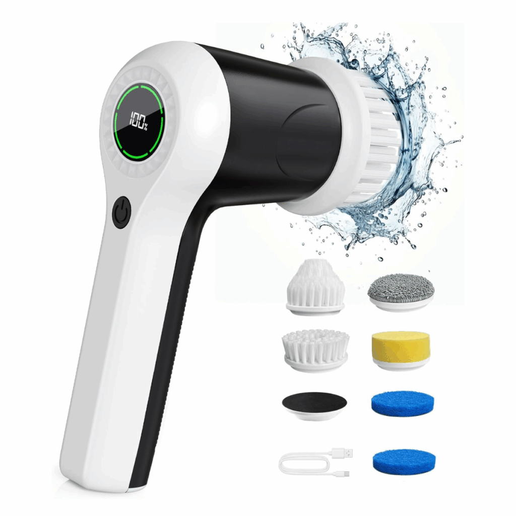 4 Tier Storage bins w/ wheels $26+ | Electric Spin Scrubber $15 ...