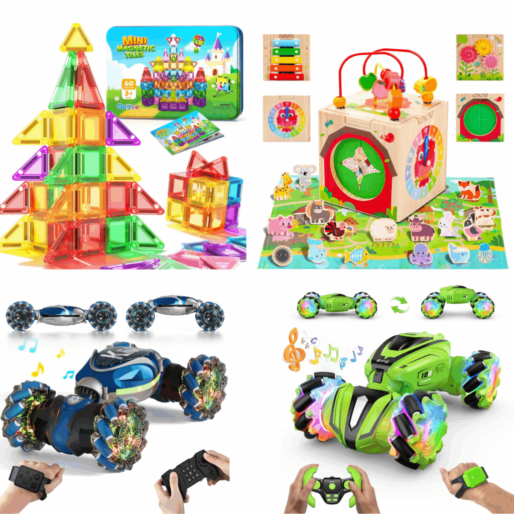Gesture-controlled RC stunt car $9+ | 60 pc. mini magnetic tiles $9 ...