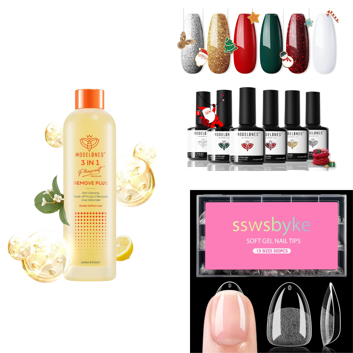 $4+ each - Gel Nail Polish Remover | 6 color Gel Nail Polish Set | 300 ...