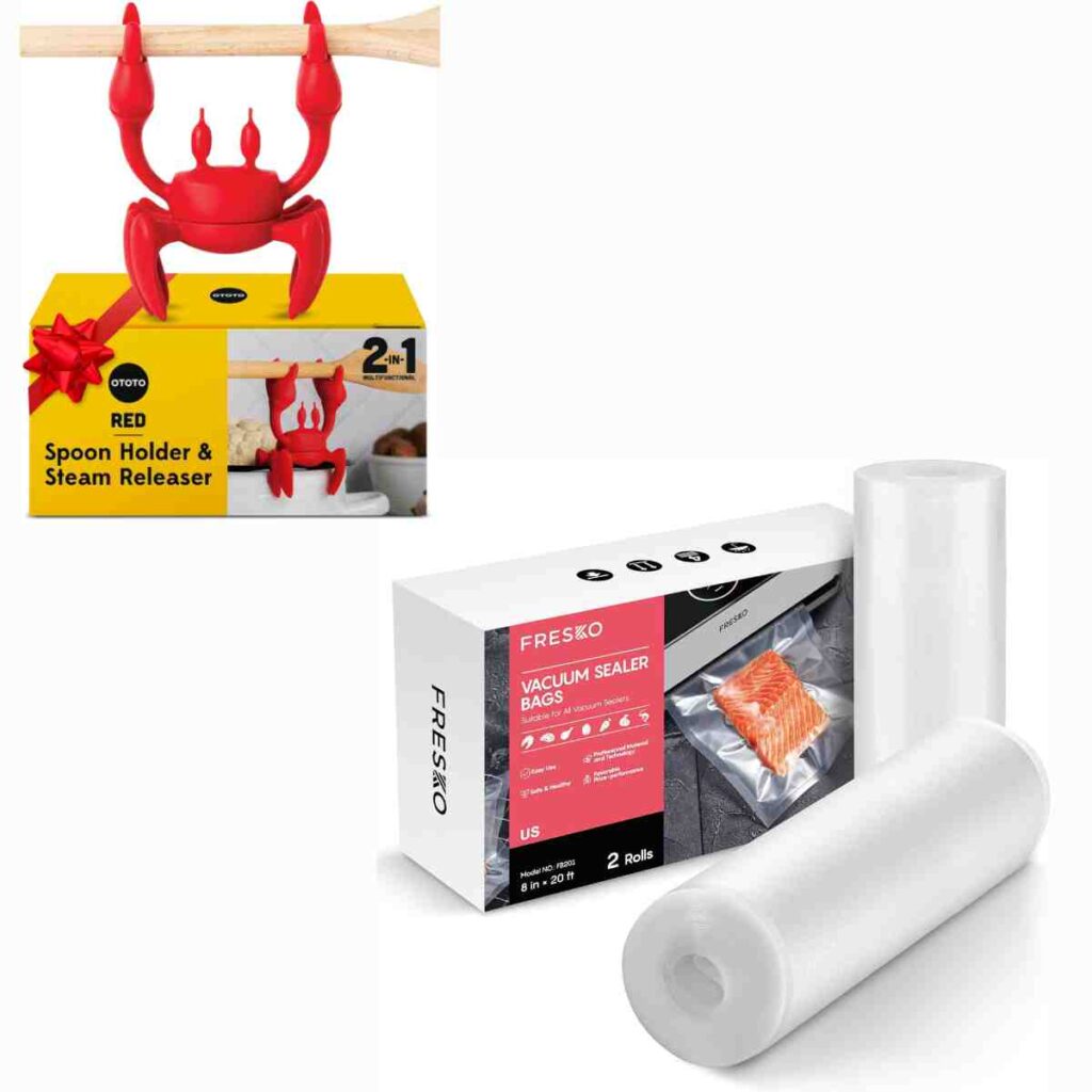 Silicone Utensil Rest for $9+|Vacuum Sealer Bags for $6+ | Smart Savers