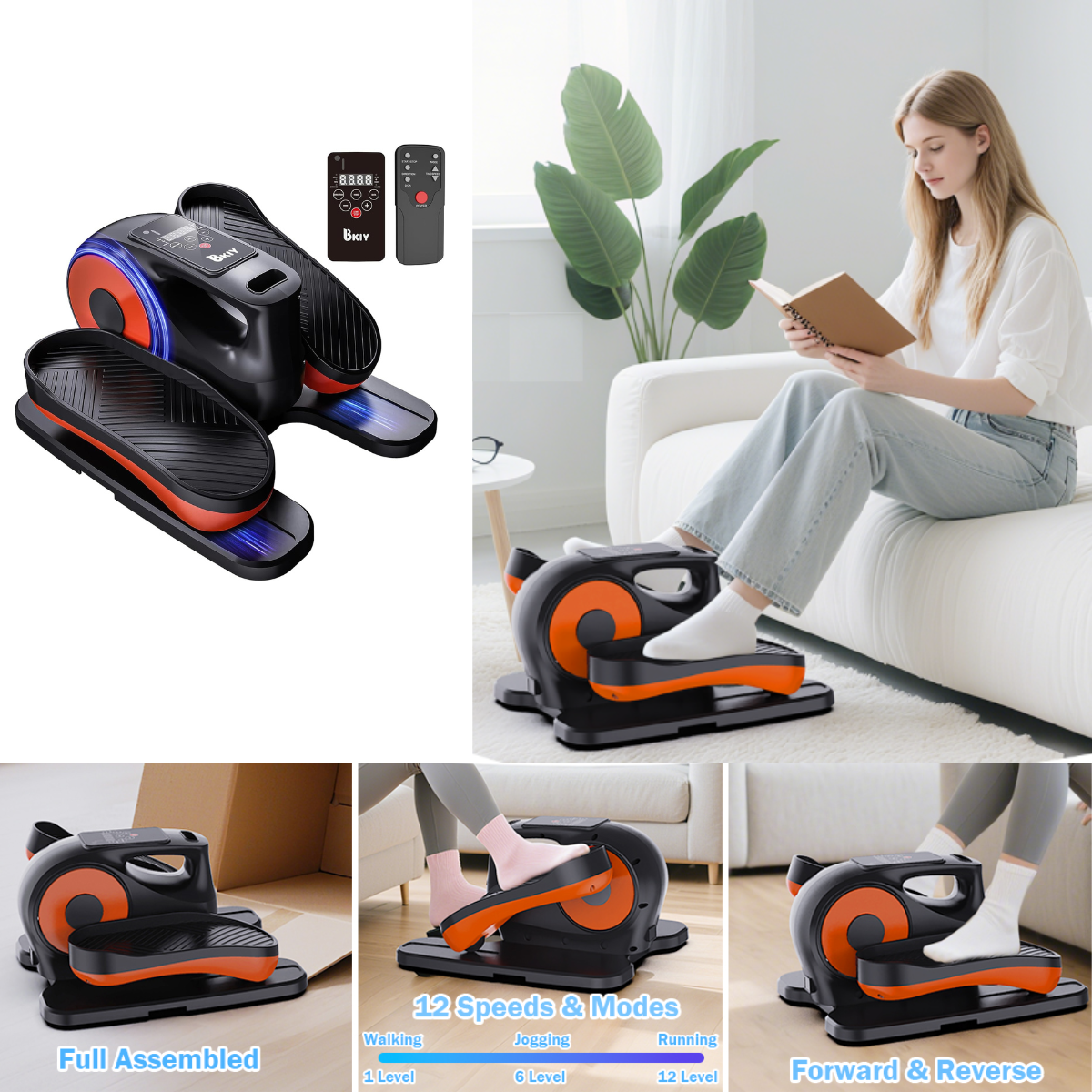 Under Desk Elliptical $49+ | Cordless heating pad with vibration ...