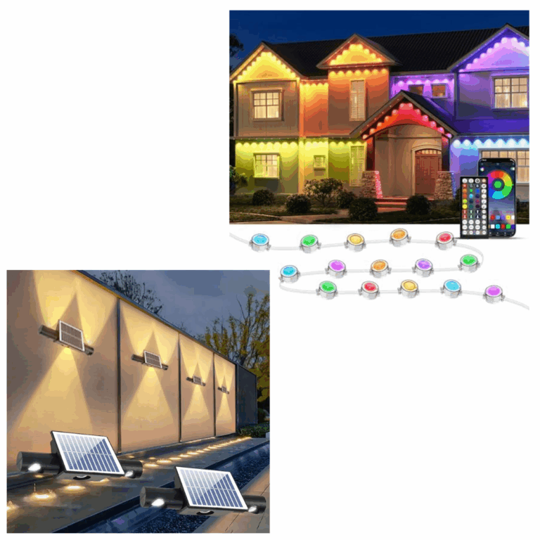 Permanent Outdoor Lights from $29+ | Solar Fence Lights 2 for $8 ...