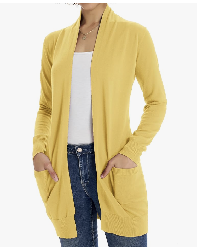 Seamless wireless jelly bras $9+| Sweater shrugs $13+| Satin midi skirt ...