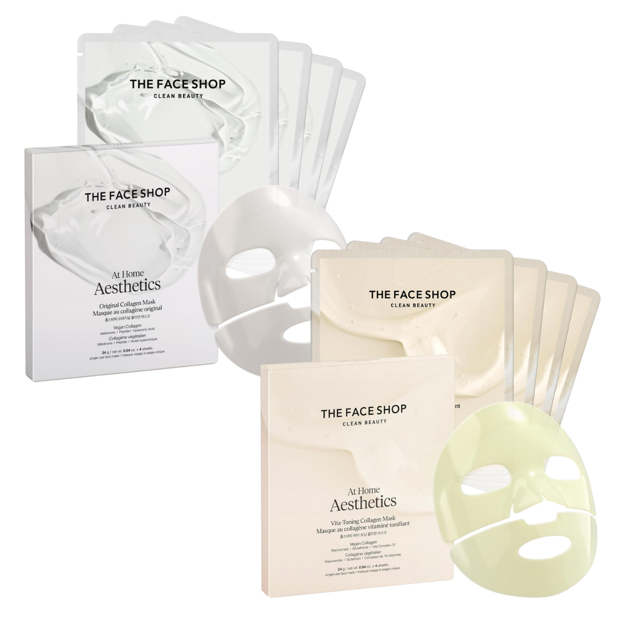 4-pk collagen face masks, from $8+ | Smart Savers