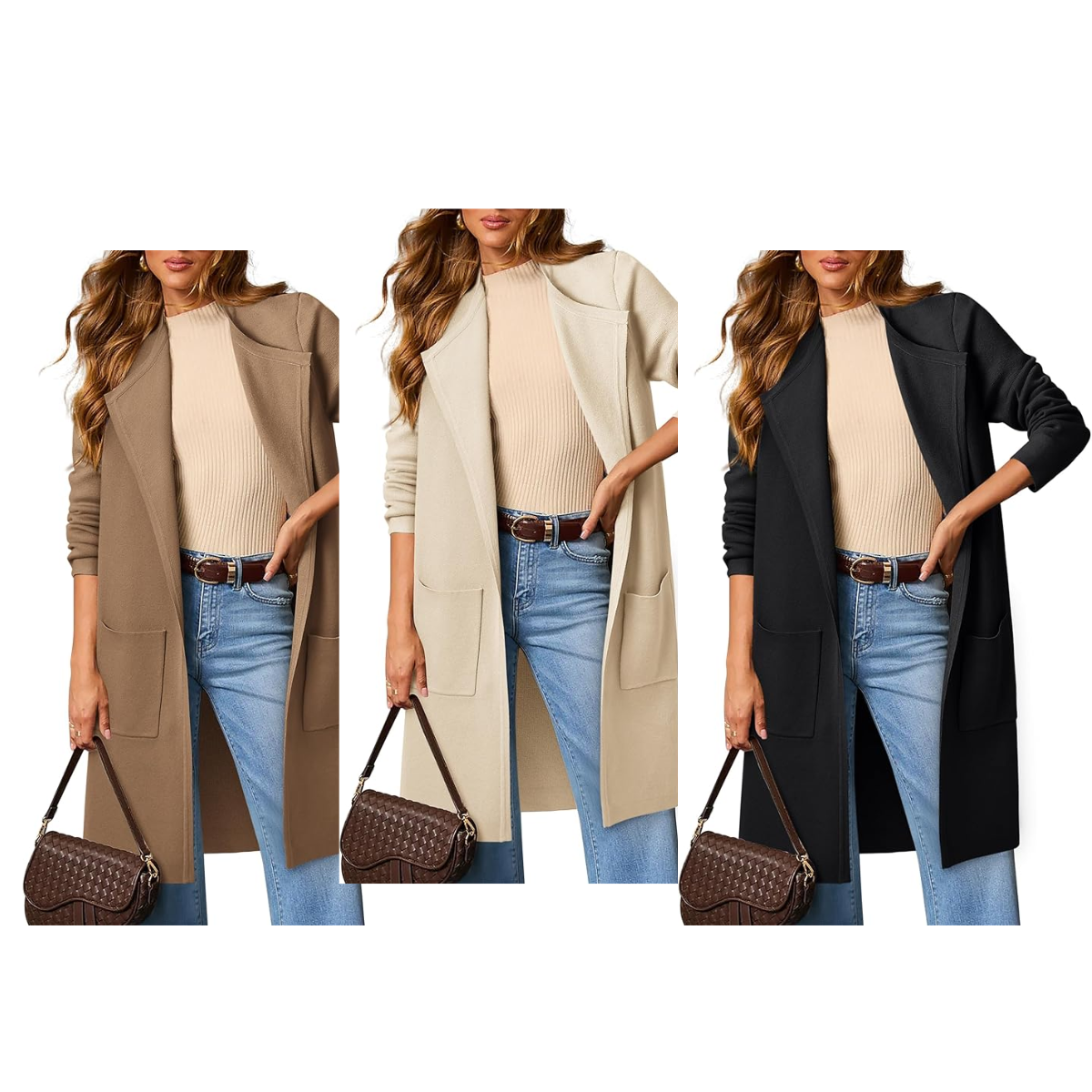 Long cardigan sweater, $23+ | Smart Savers