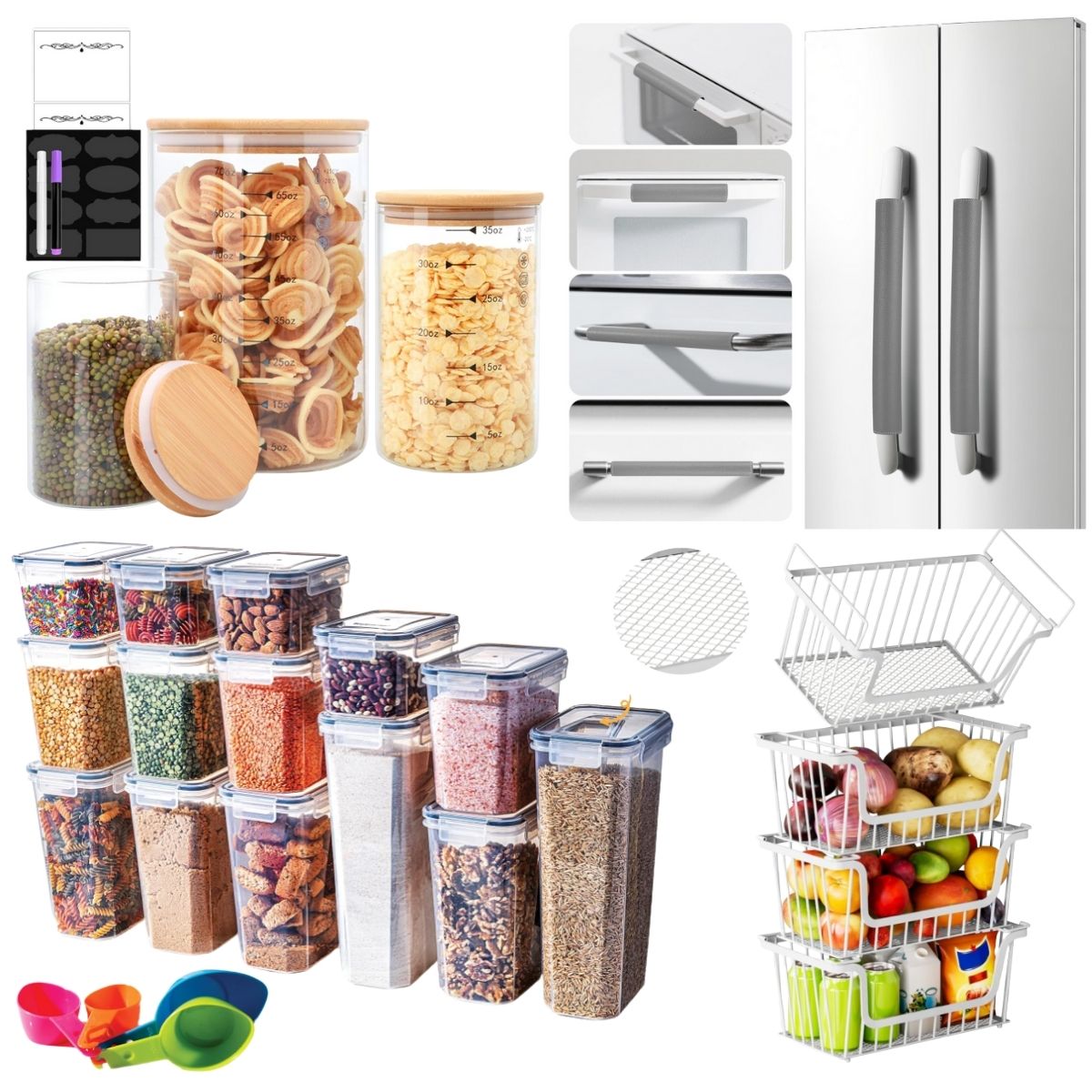 6-pack refrigerator handle covers, $8+ | 14-pack food storage ...