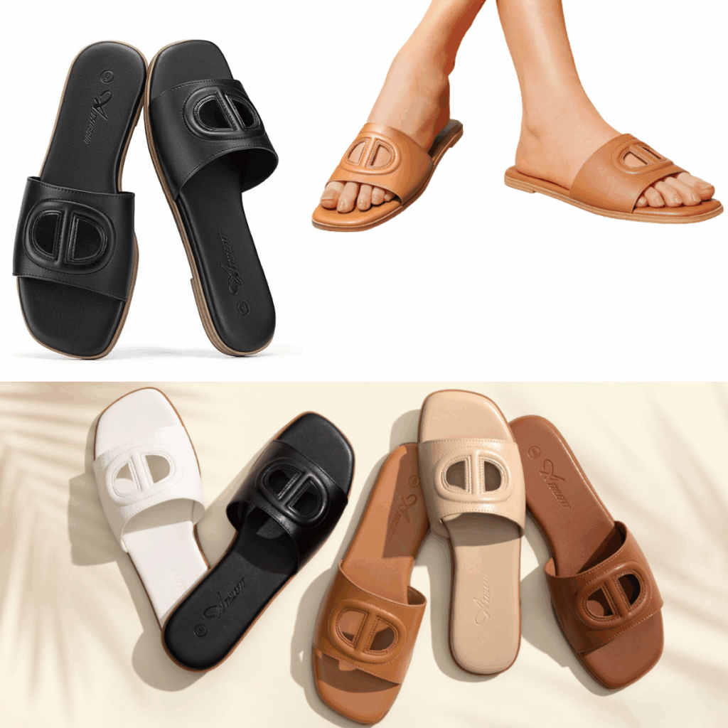 Square Toe Slide Sandals $16+ | Smart Savers