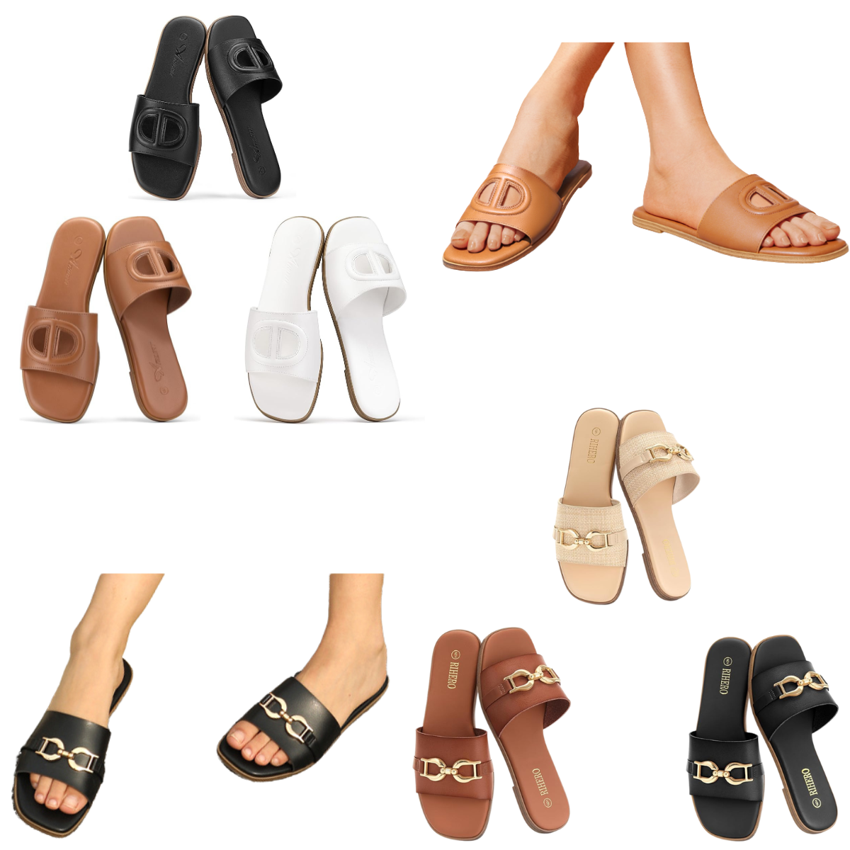 Square Toe Slide Sandals $16+ | Smart Savers