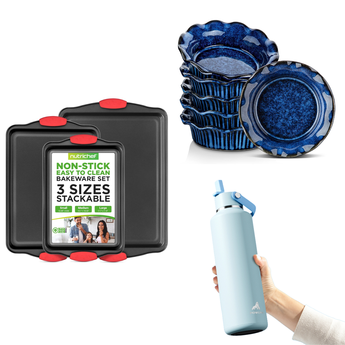 Insulated Water Bottle $6+ | 3 Nonstick Baking Pans $15+ | Insulated ...