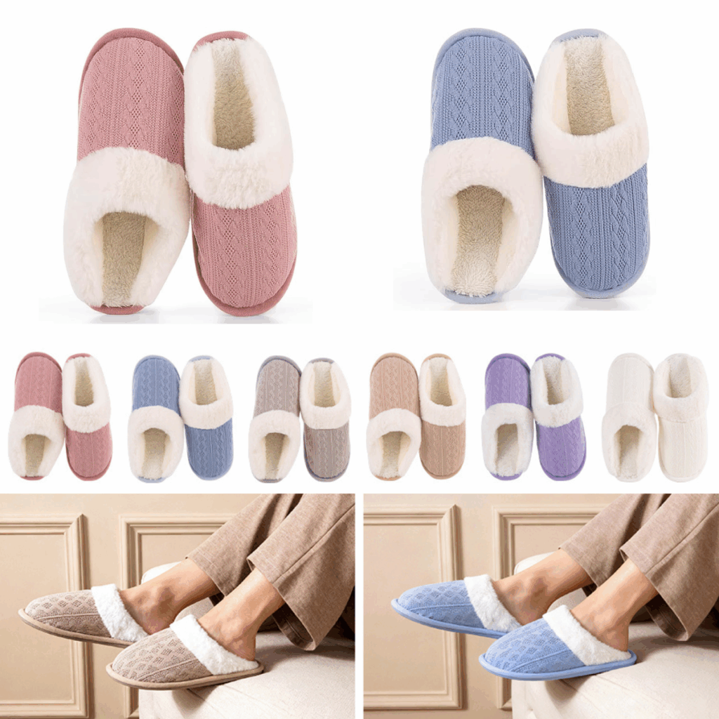 Memory Foam Cozy Slippers $5+ | No-Show Socks $7+ | 18K Gold-plated ...