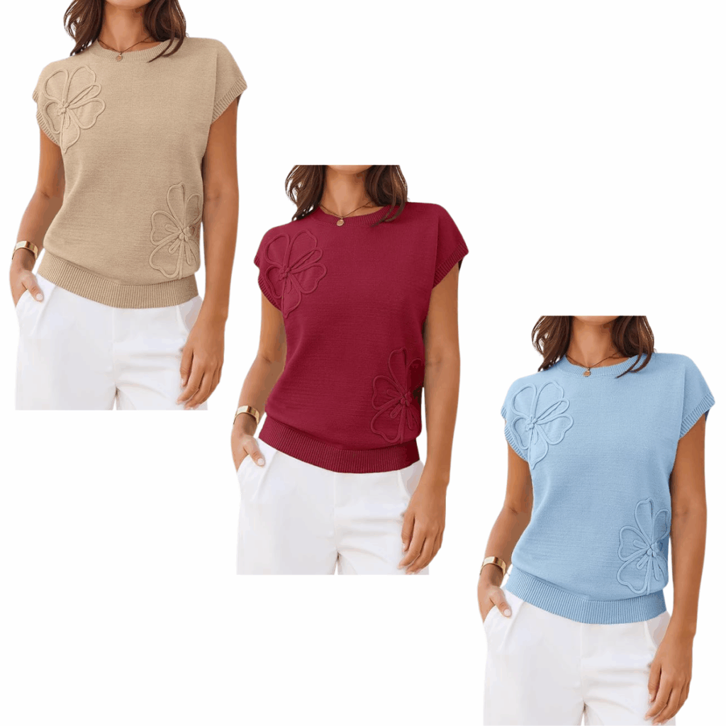 Flower Knit Sweater $13+ | Leggings $7-13+ | Smart Savers