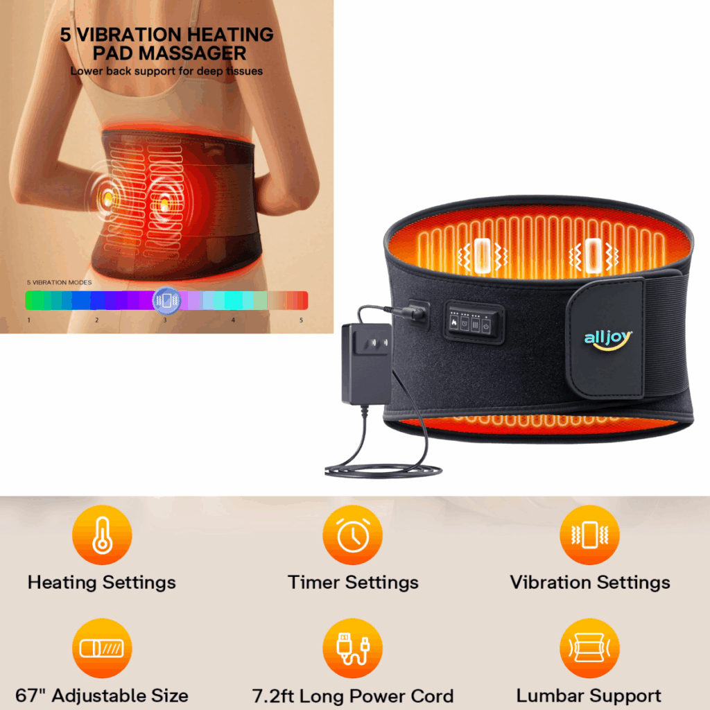 Heating pad with vibration massage $26+ | Sleep mask with headphones ...