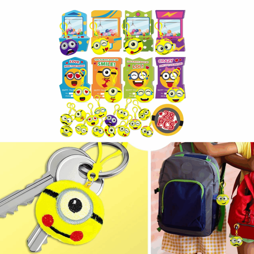 Kids Camera with Tripod $10+ | 28-pack plush emoji keychains $9 ...