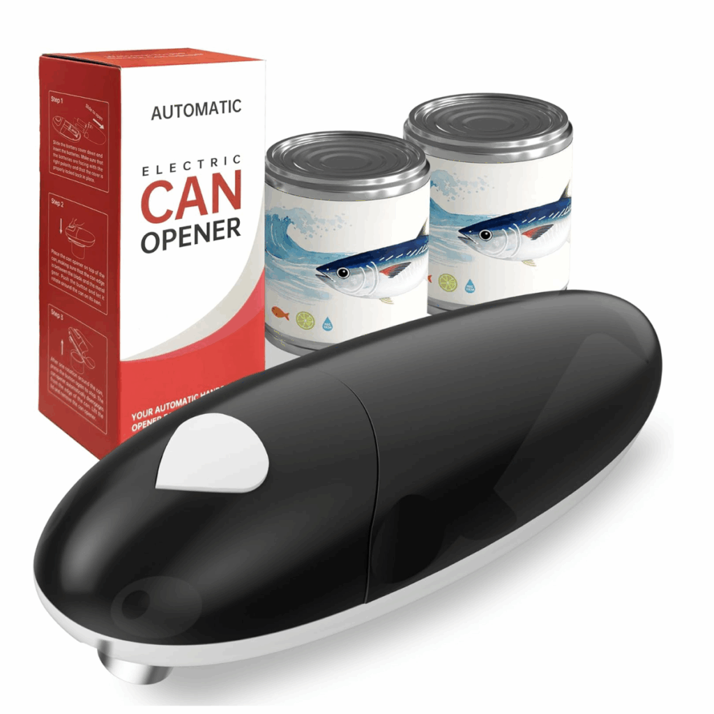 Electric Can Opener $12+ | 5-in-1 Rotary Grater $15+ | Glass Oil ...