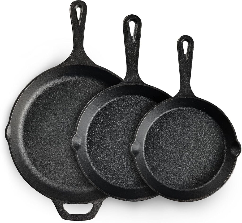 3Pc Cast Iron Skillet $19+ | 4.5 Qt Triple Electric Buffet Server $28 ...