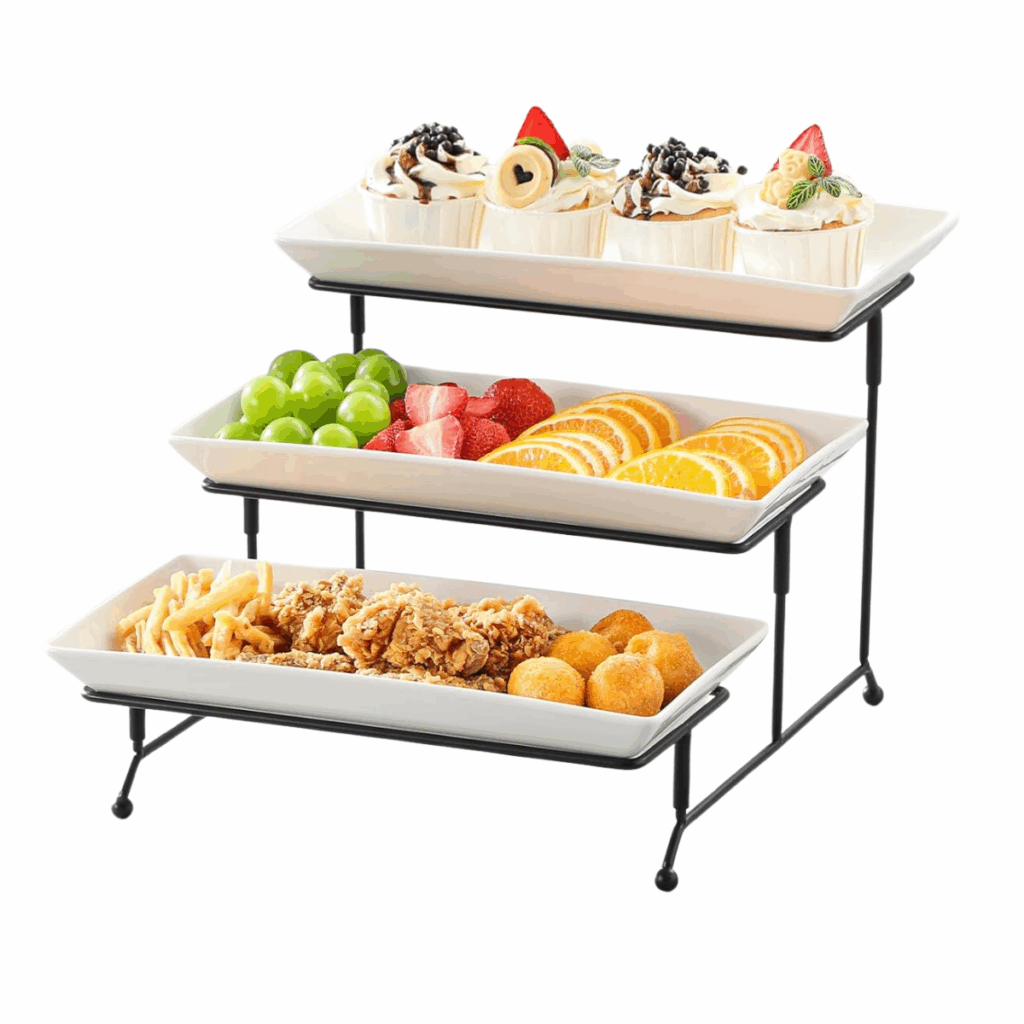 3 Tier Porcelain Serving Trays $19+ | SS Insulated Tumbler with Handle ...
