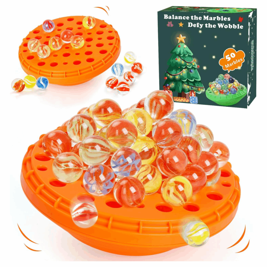 RC motorcycle toy with lights $13+ | Marble Balance Game $8+ | Smart Savers
