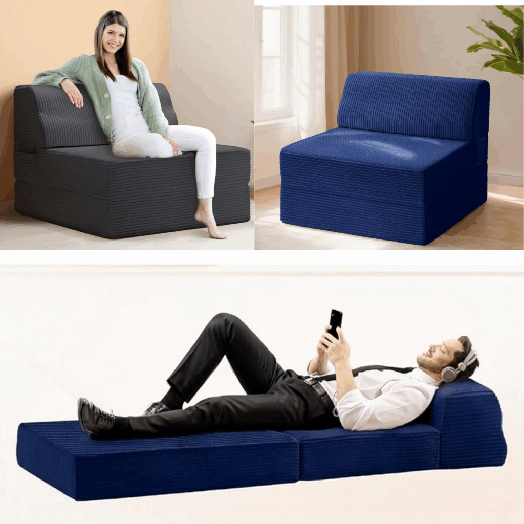 Memory Foam Fold Out Chair Bed $89+ | Set of 2 Dimmable Table Lamps $24 ...