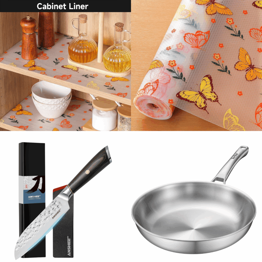 Shelf & Drawer Liner $5+ | Tri-Ply Stainless Steel Pan $9+ | Carbon ...