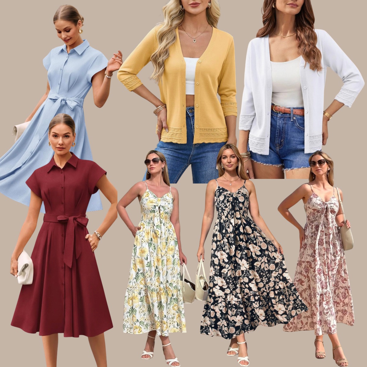 Women’s 3/4 Slv Cardigan $9+ | Dresses $13-$15+ & Up | Smart Savers