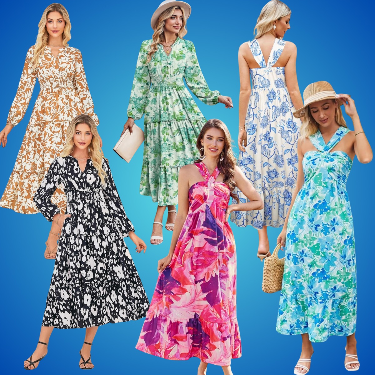 Women’s Long Print Dresses $17+ | Smart Savers