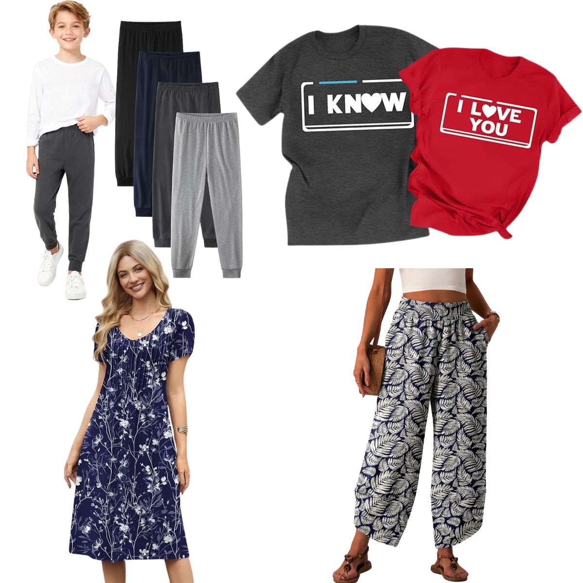 Women's Wide Leg pants $11+ | Dresses from $9+ | 4-pk kids joggers $9 ...
