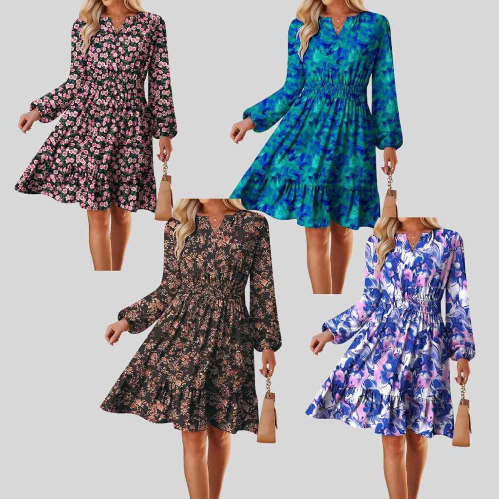 Zipper Front Midi Dress for $15+|Floral Dress for $14+|Button Down ...