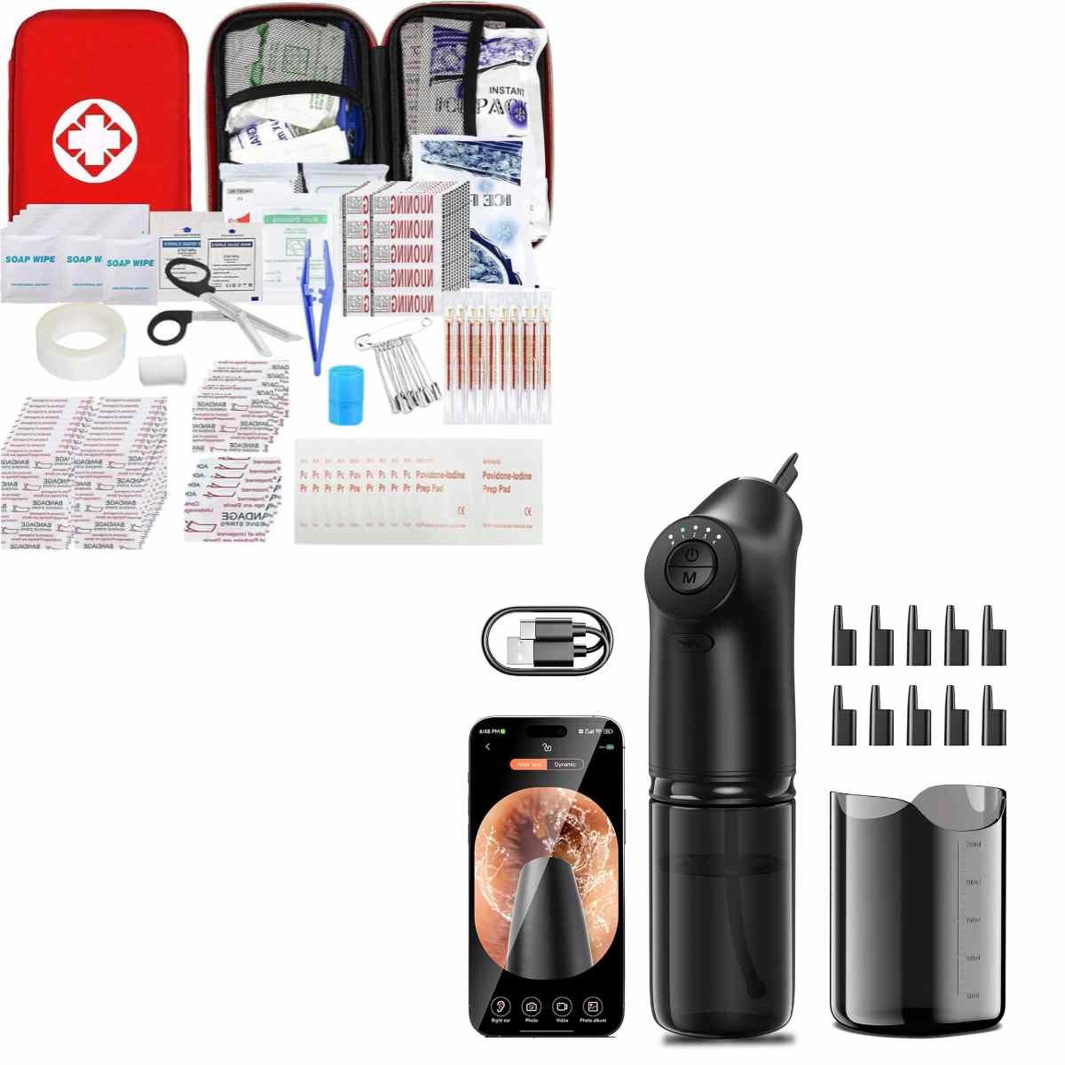 274Pcs First Aid Kits for $9+| Smart Visual Ear Wax Removal for $17 ...