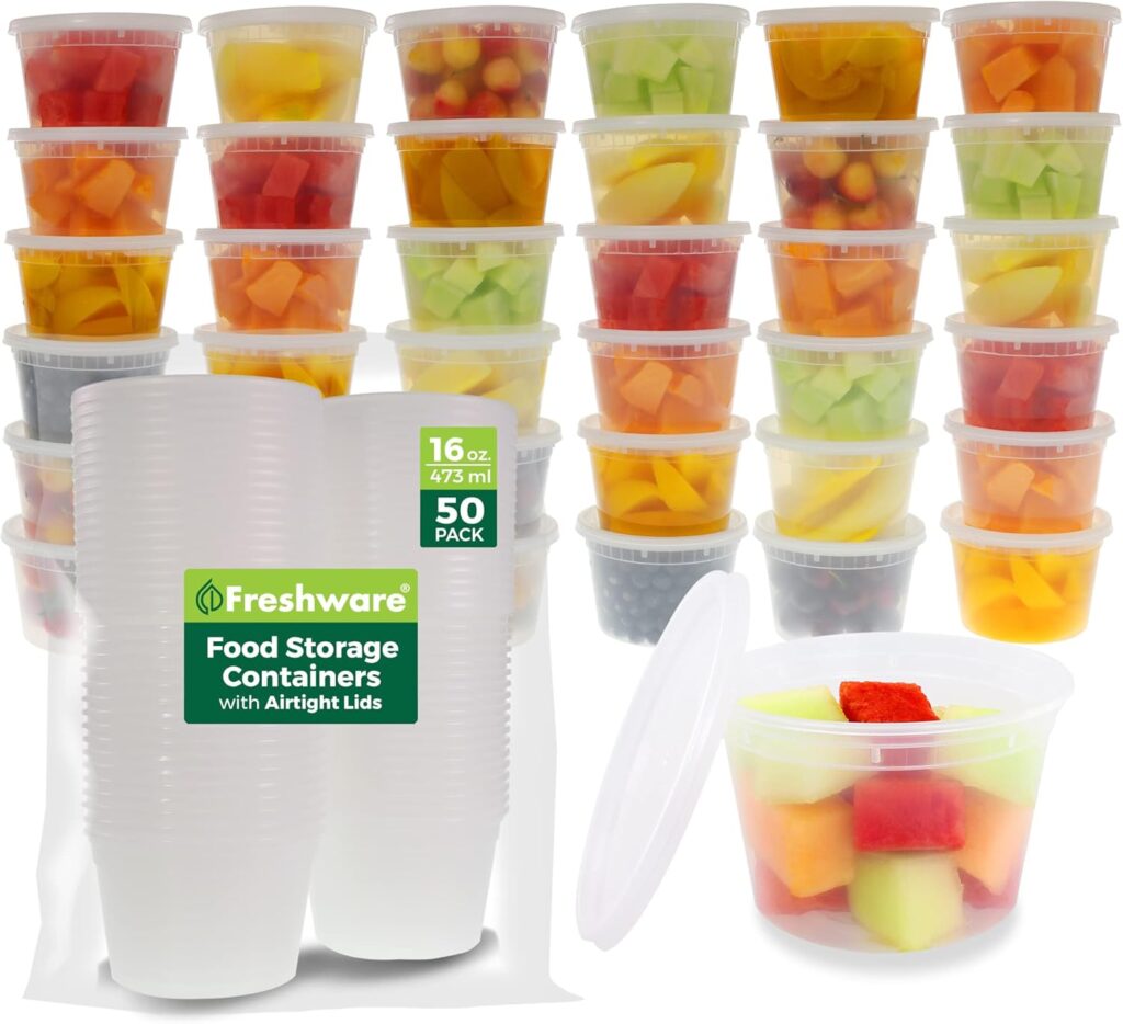 40oz water bottle, $10+ | 50-pk deli containers, $13+ | 9-pc serving ...