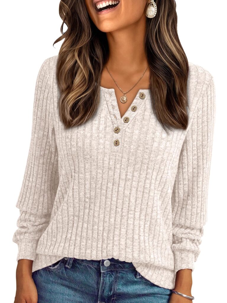 2-pc crochet top outfit, $17+ | Plus size top, $9+ | Henley shirt, from ...
