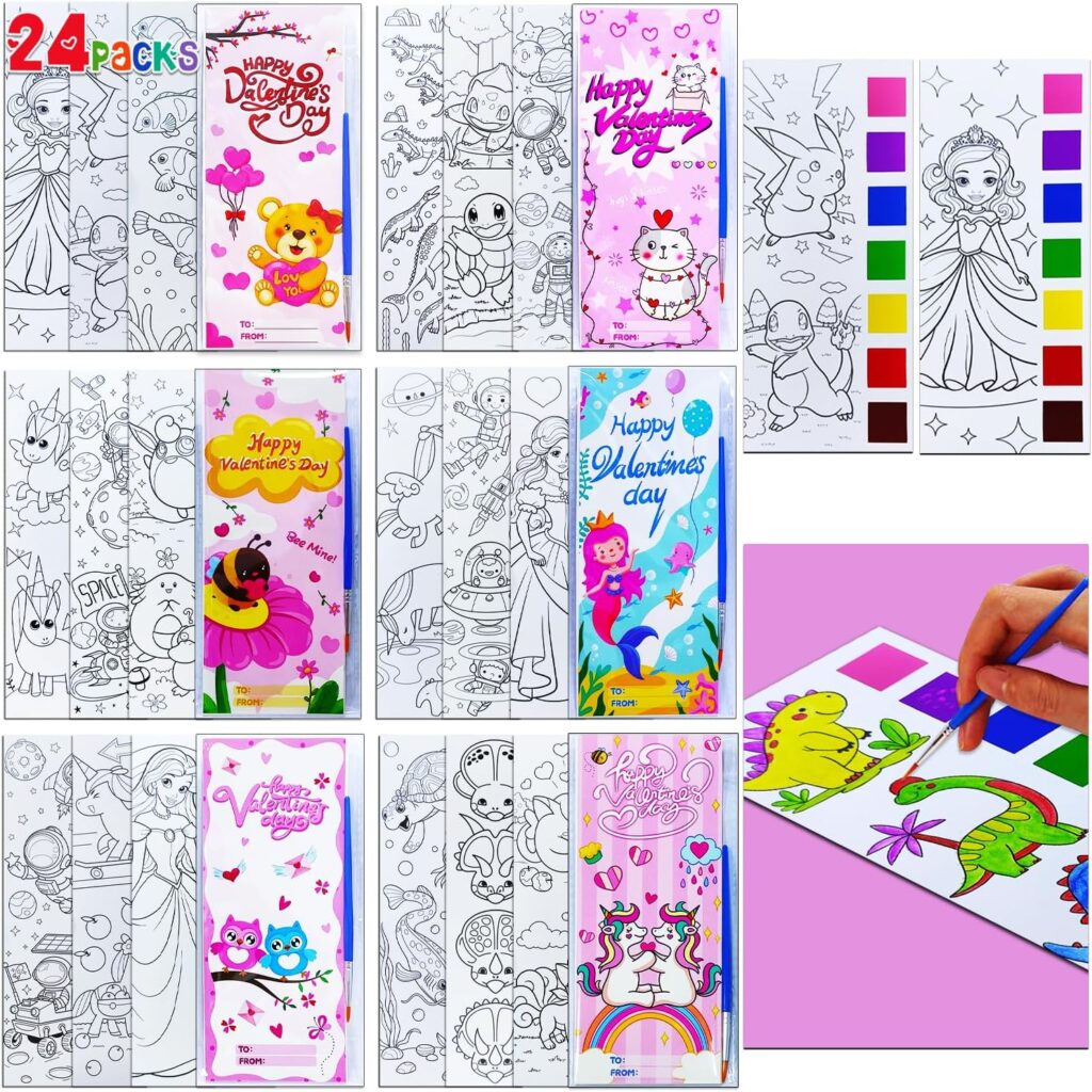 30-pk pop-it hearts, $7+ | 24-pk watercolor books, $7+ | Smart Savers