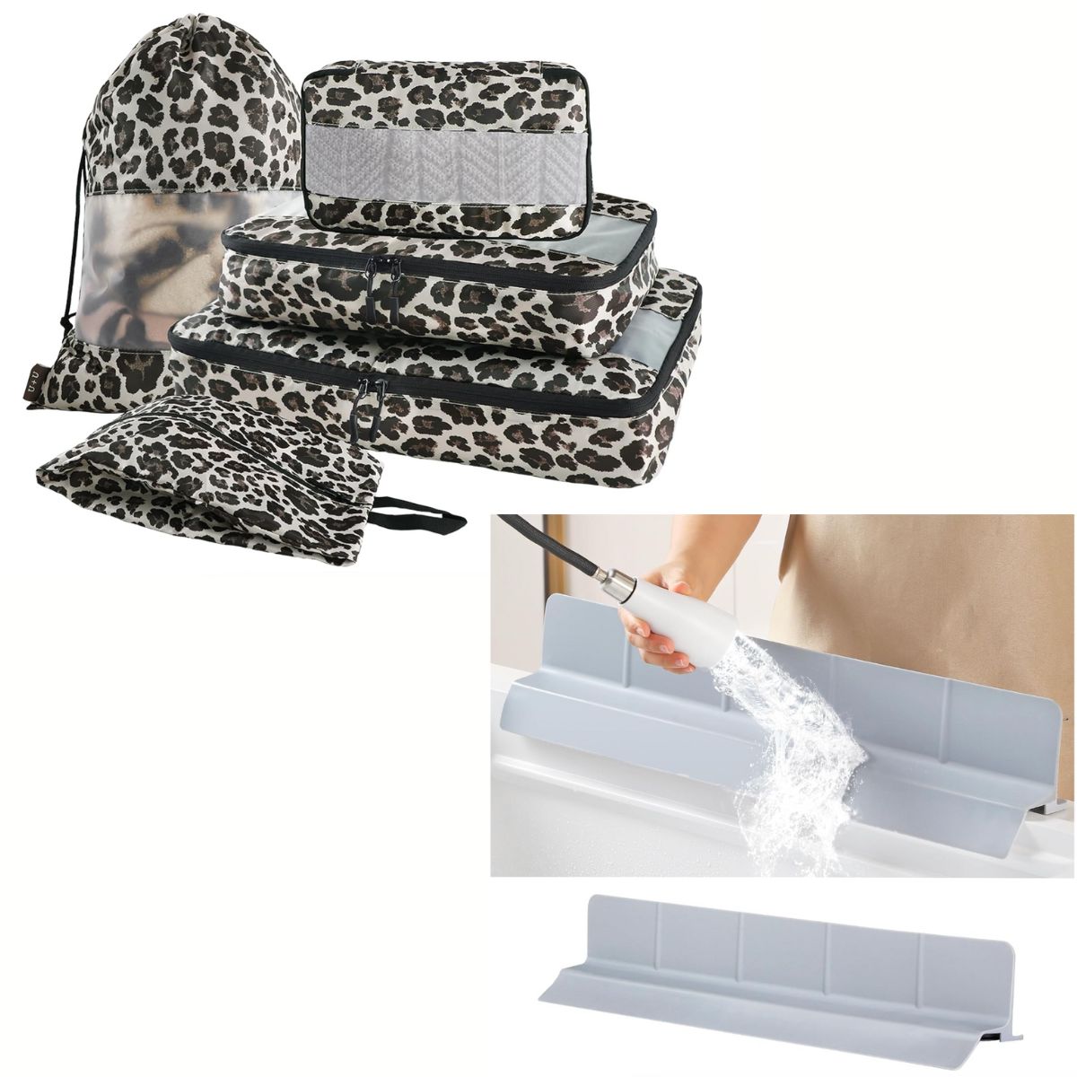 23" Silicone sink splash guard $11+| 5 Set Packing cubes $11+ | Smart ...