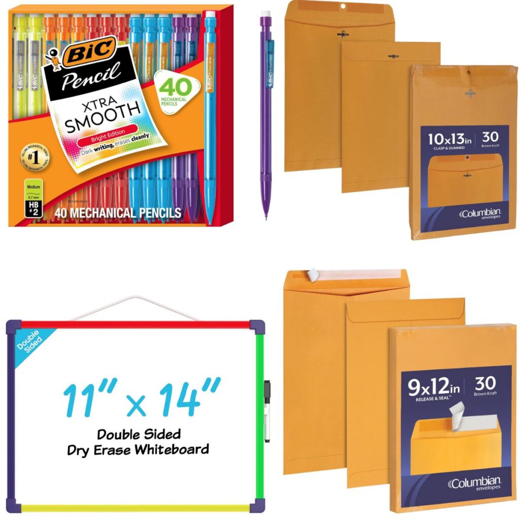 40CT Mechanical Pencil, $5+ | Dry Erase Board, $5+ & more | Smart Savers