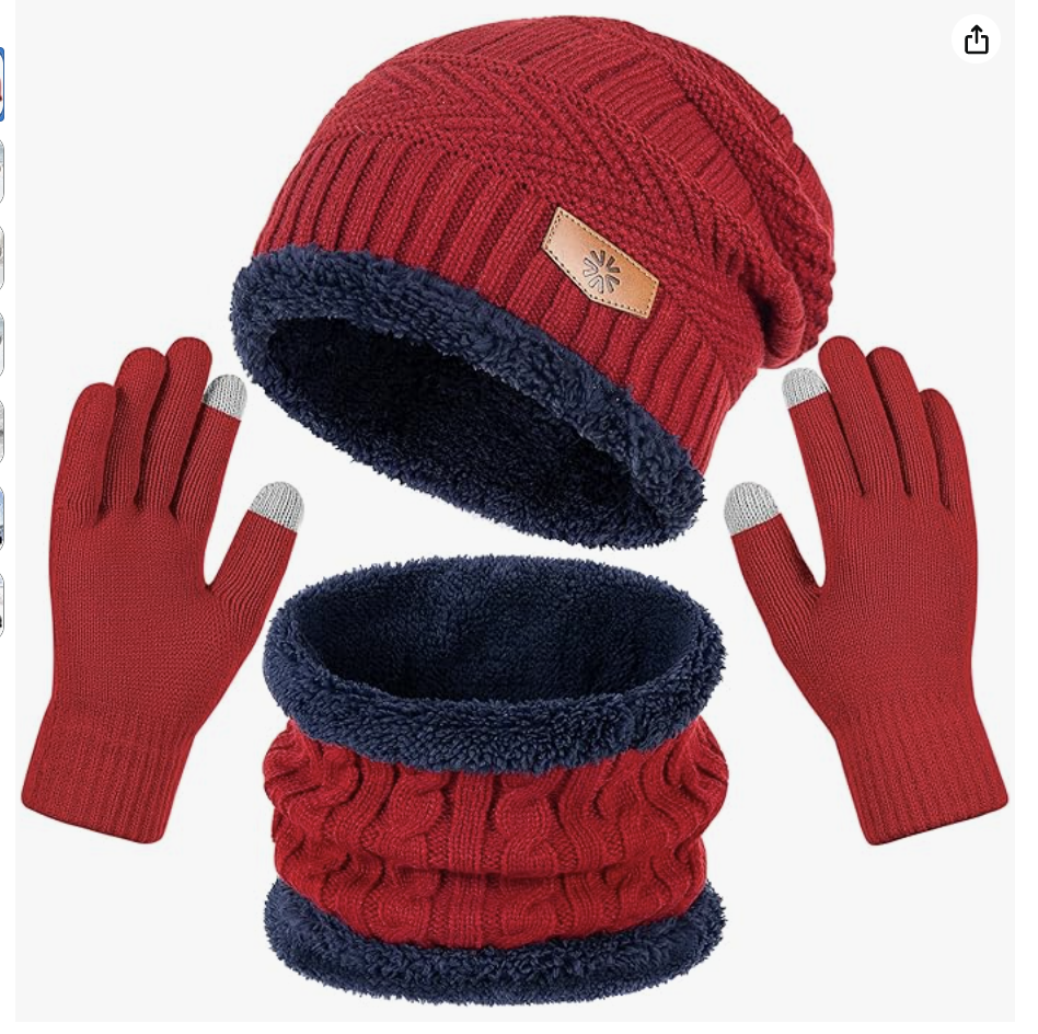 Balaclava ski mask $6+| Beanie scarf & glove set $6+| 2 Pk Bras $10 ...