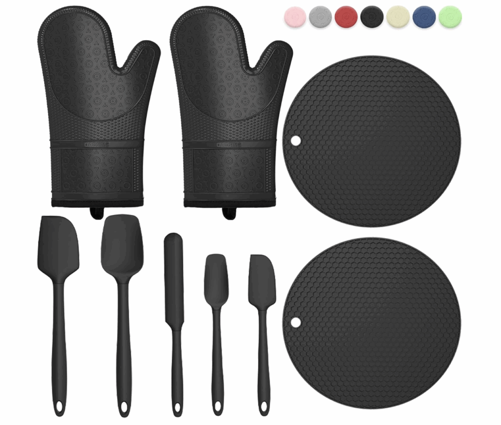 9-pc oven mitts, trivets and spatula $9+ | Kitchen Rugs $8+ | Ceramic ...