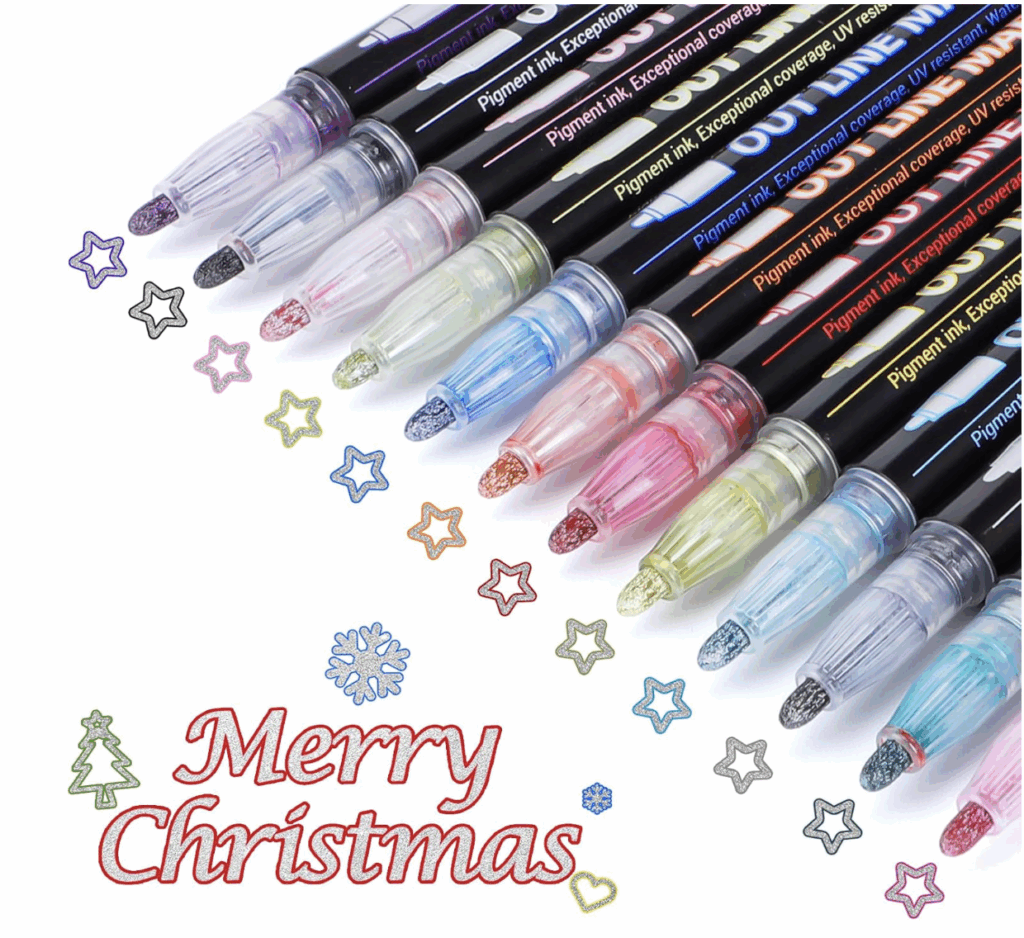 Foam art kit $3+|12 Ct Metallic glitter pens $4+| Scissor skills ...